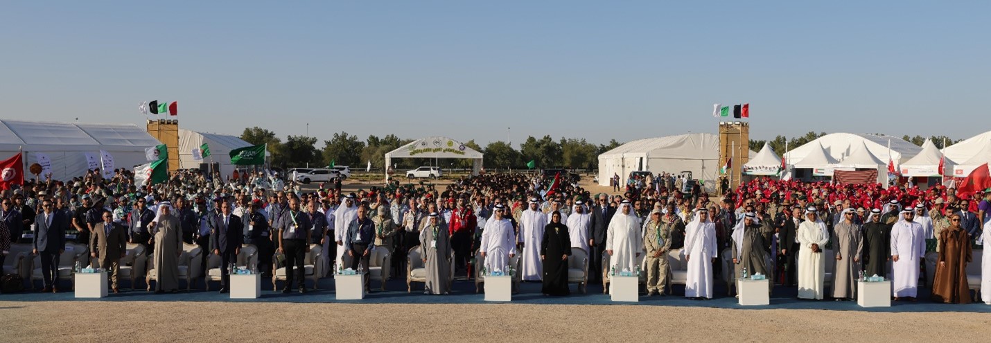 Hosting of the 33rd Arab Scout Camp in the UAE - جمعية كشافة الامارات